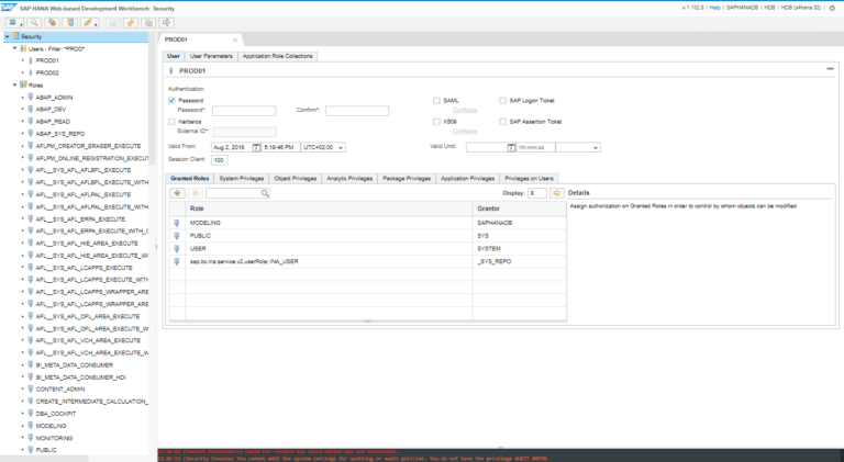 SAP HANA Web Based Development Workbench : présentation SAP HANA Web Based Development Workbench : présentation