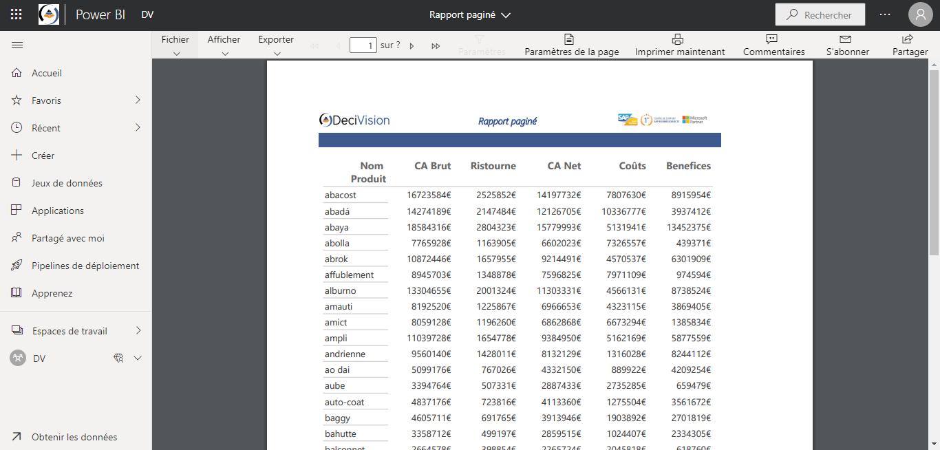 Microsoft Power BI Report Builder Prise En Main De L outil