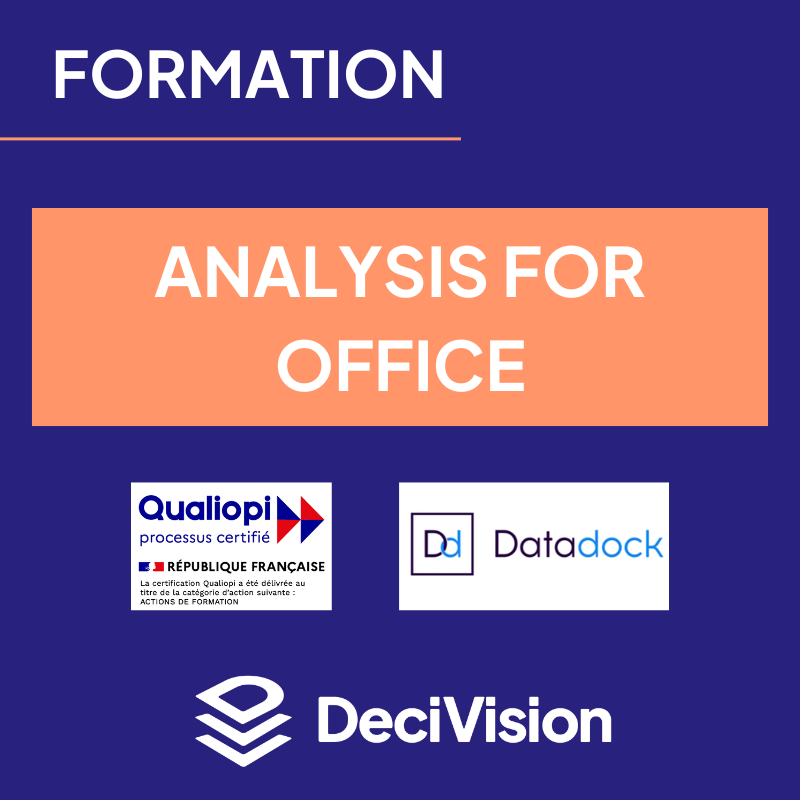 Formation Analysis for Office - Maitrisez tous les concepts de AFO