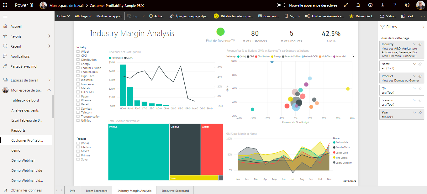 Microsoft Power BI Service - DeciVision