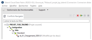 Talend et GIT - Utilisation et fonctionnement